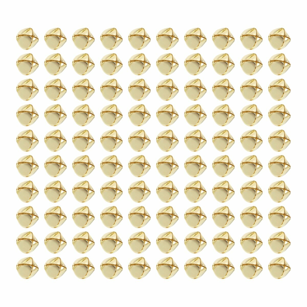 100 штук Jingle Bells, 15 мм металлические Bells Mini Craft Beads для DIY Золотой