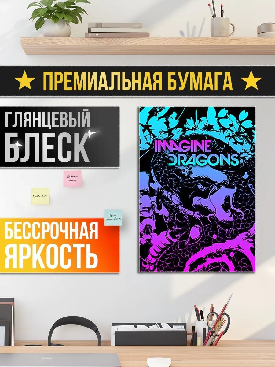 Постер на стену Imagine Dragons — фото 1