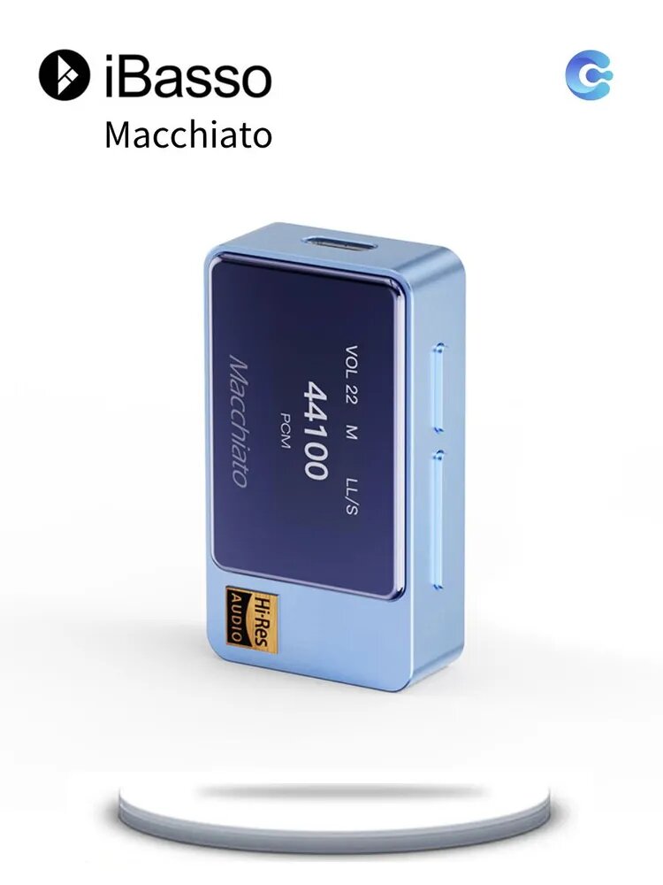 IBasso Macchiato Портативный USB ЦАП-усилитель для наушников Dongle Cap Hi-Res Audio
