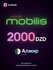 Пополнение мобильного Mobilis Алжир 2000 динаров (DZD) | мобильная связь, prepai...