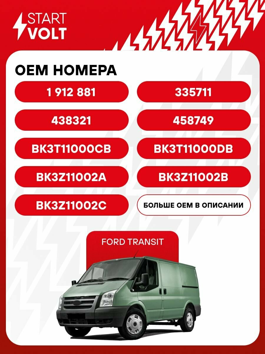 Бендикс стартера Ford Transit STARTVOLT VCS 1015 — фото 1
