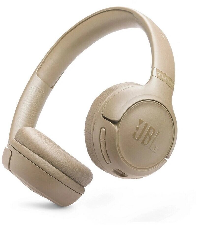 Наушники беспроводный JBL большие Tune 530BT бежевый