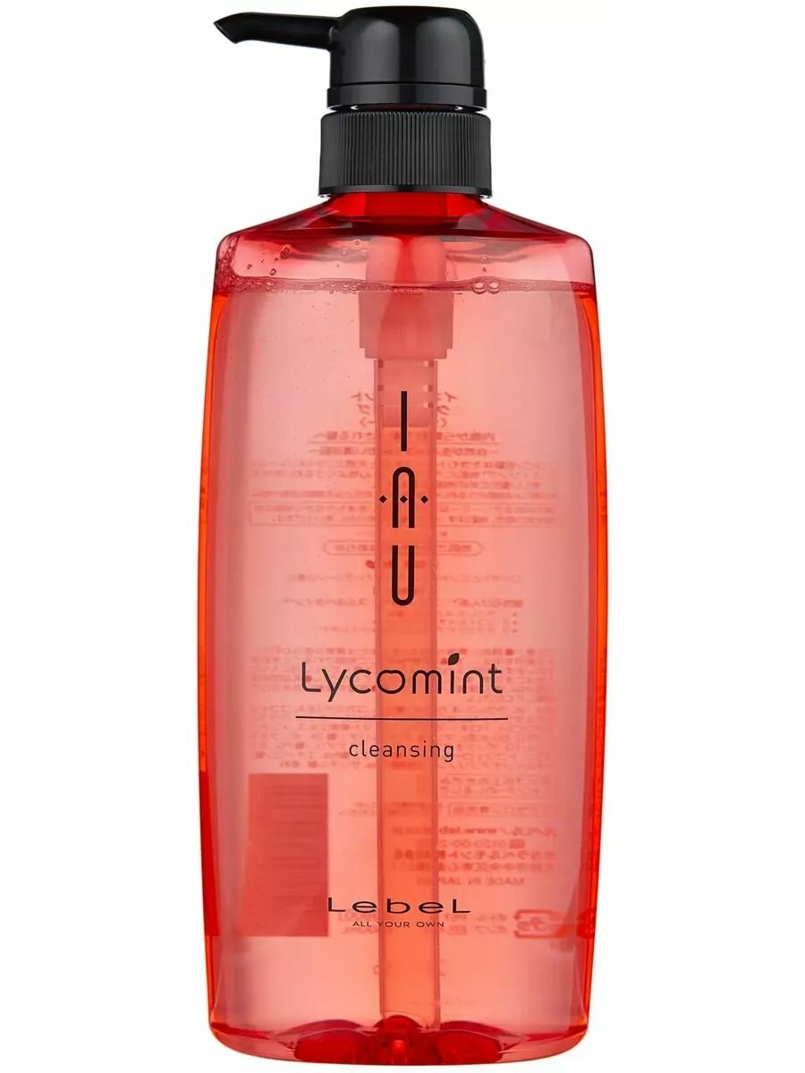 Lebel Антиоксидантный шампунь IAU Lycomint Cleansing 600 мл