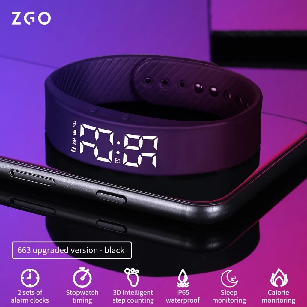 ZGO 663X умные часы, черный
