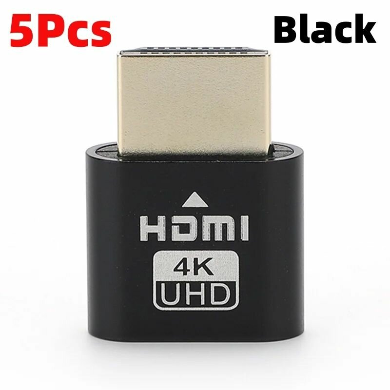 HD виртуальный дисплей 4K HD-MI DDC макетный разъем EDID дисплейный чит HD эмулятор адаптер для майнинга