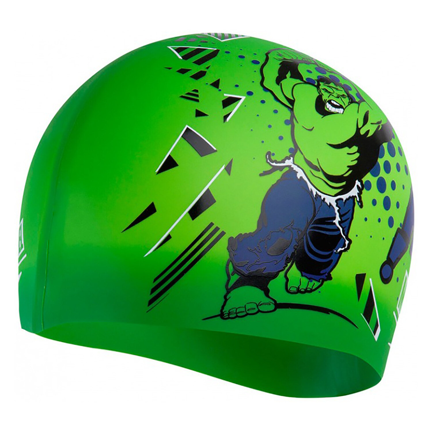 Шапочка для плавания Speedo Junior Slogan Swim Cap Hulk Classic Green/ Violet (см:53-58)