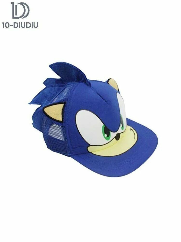 Шапка Соника взрослая / Бейсболка / Sonic the Hedgehog hat
