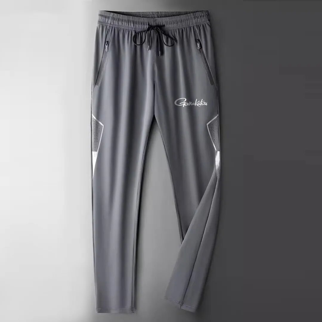 Летние рыболовные брюки Gamakatsu 2026 для мужчин Серый, 3XL 75-85 kg, Grey Pants straight