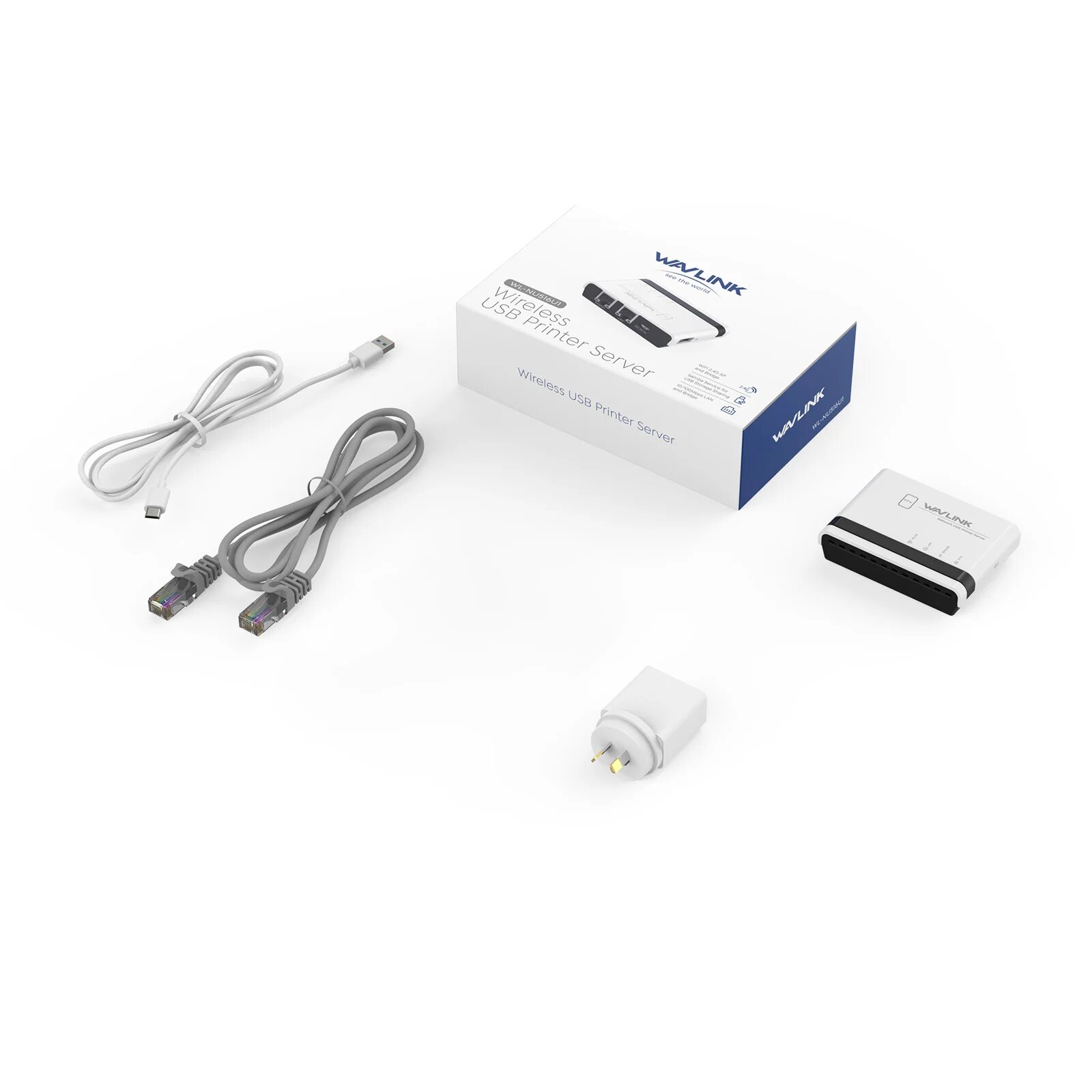 WAVLINK Беспроводной USB-сервер печати AU Plug