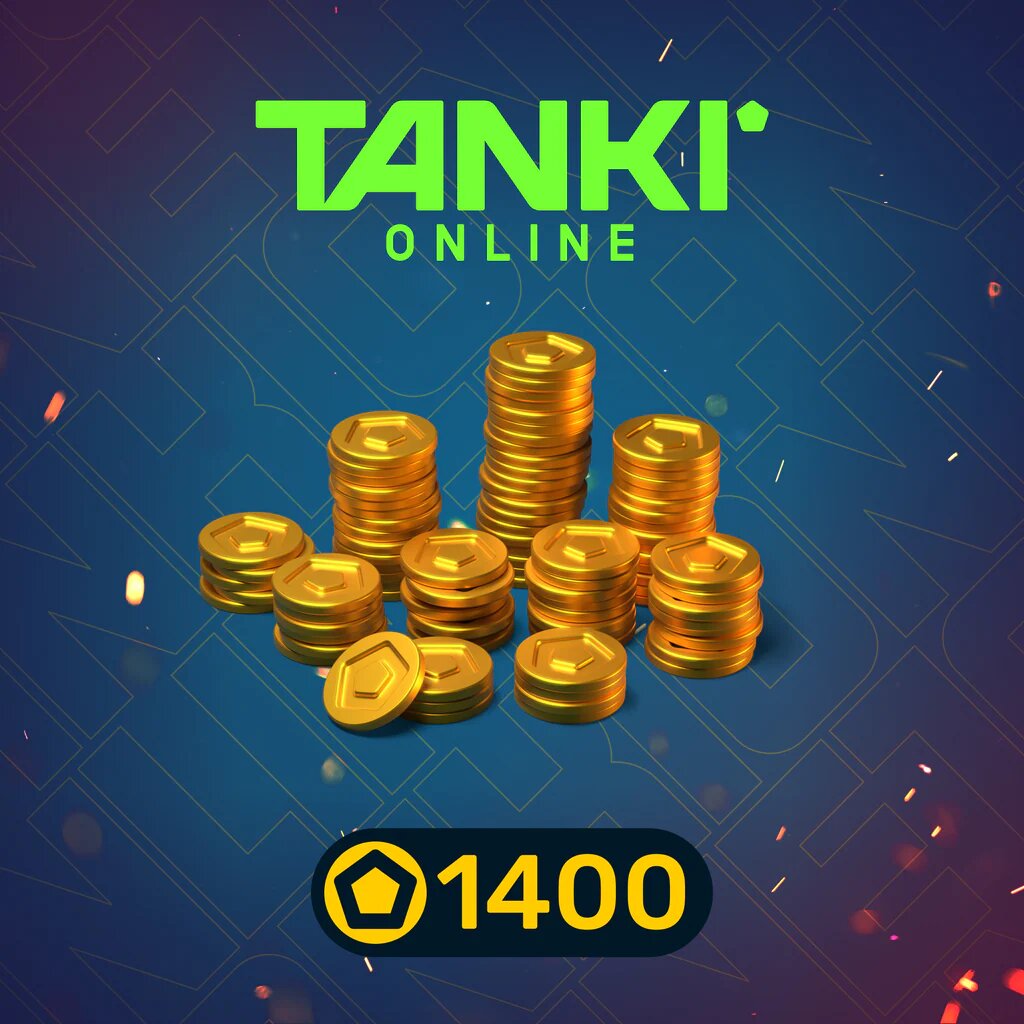 Дополнение Tanki Online: 1400 Tankoins, цифровое издание PlayStation 4, регион Турция / код пополнения баланса