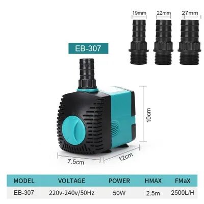 Mandopet погружной насос для аквариума 220-240 В EU PLUG, 50W