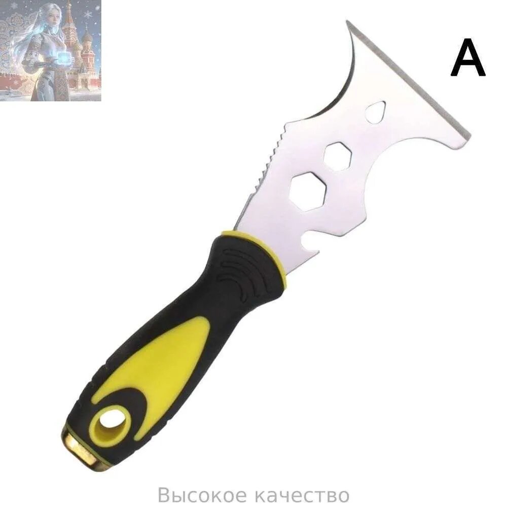 Многофункциональный скребок, шпатель для цемента, шпатель для замазки, утолщенная нержавеющая сталь