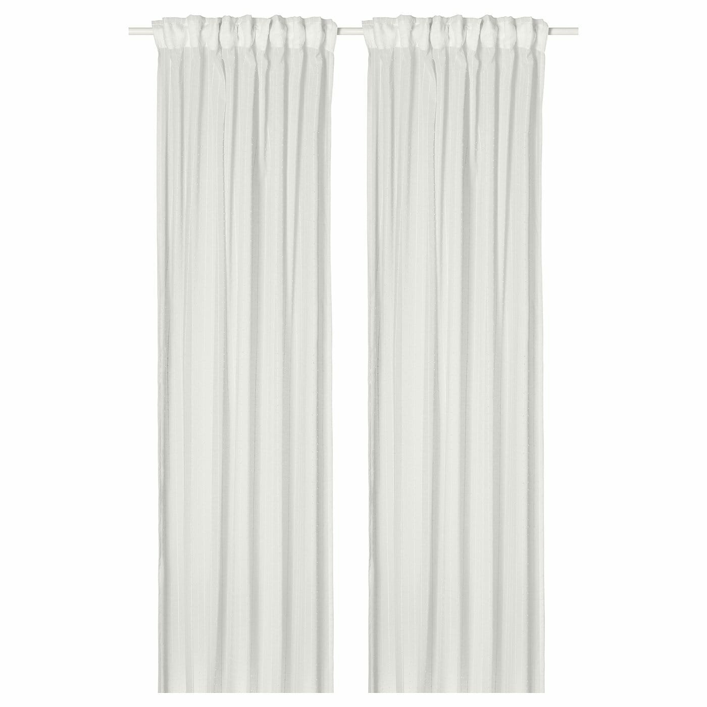 Гардина IKEA MATILDA, белый, 145x250 см, 2 шт 906.142.31