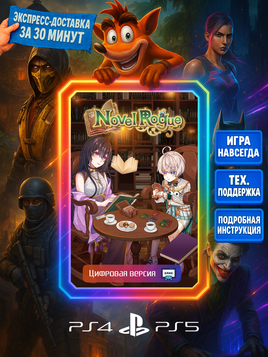 Novel Rogue PS4/PS5 | Моментальная доставка | Английский язык | Ролевые игры