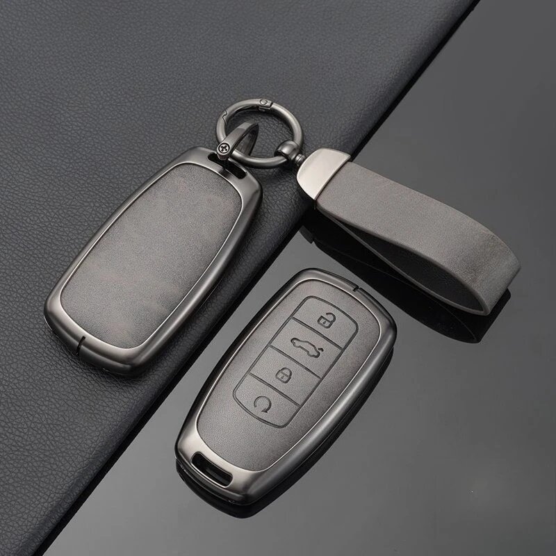 Чехол-держатель Для Автомобильного Ключа Chery Jecoo J7 J8 7 Phev 2025 2024 2023, GRAY, Серый