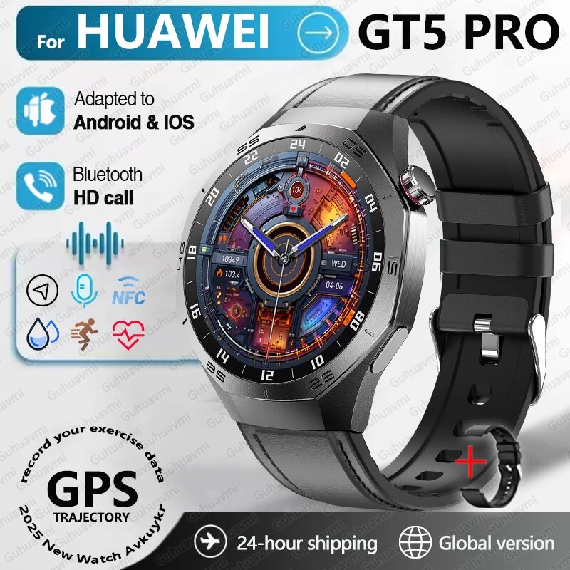 Huawei Watch 5 Умные часы Black Leather