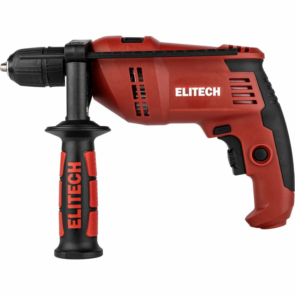 Дрель ударная Elitech ДУ 0813РЭ (800Вт, БЗП, 13мм, чемодан) 204499 — фото 1