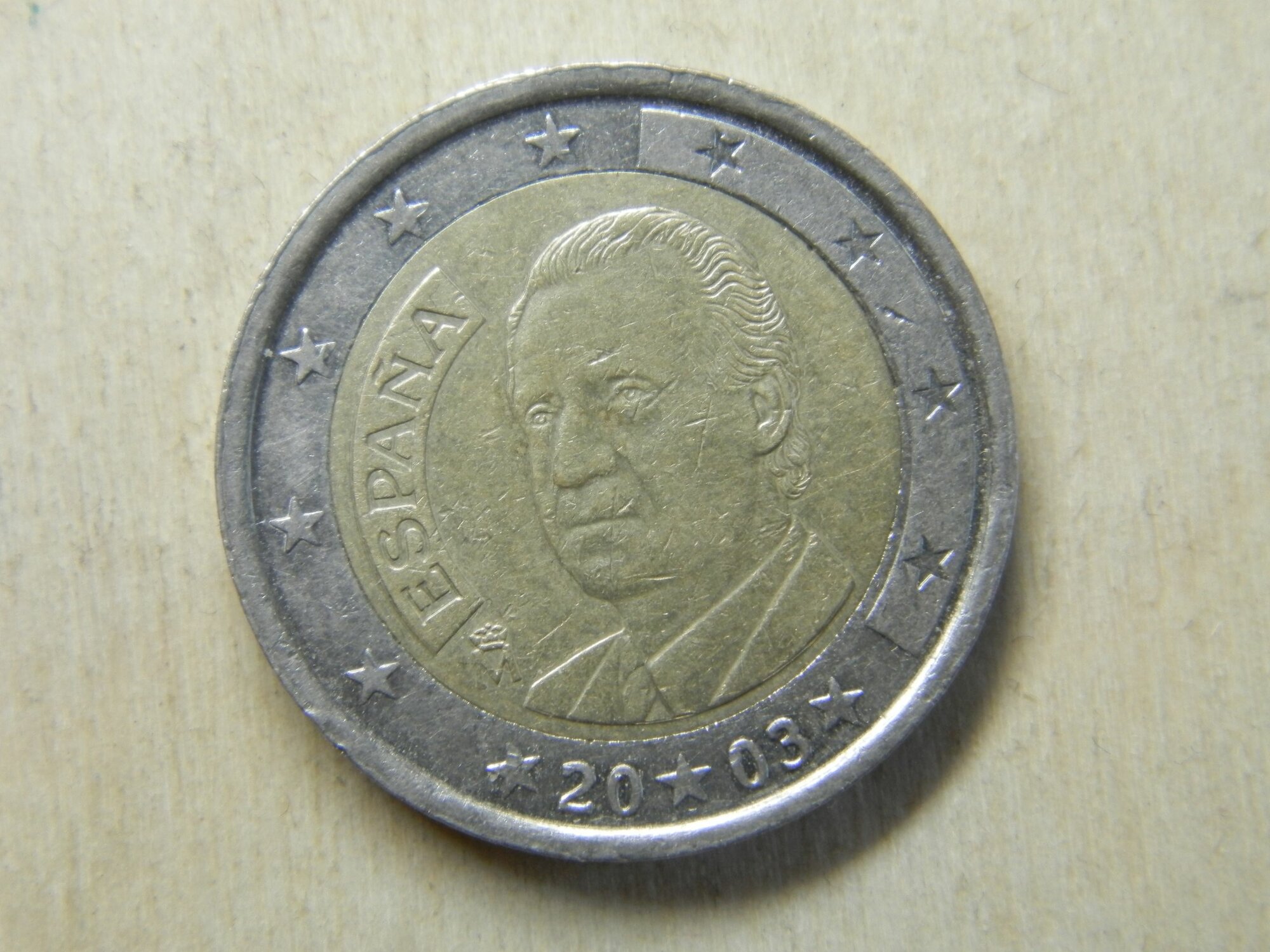 2 евро Испания 2003