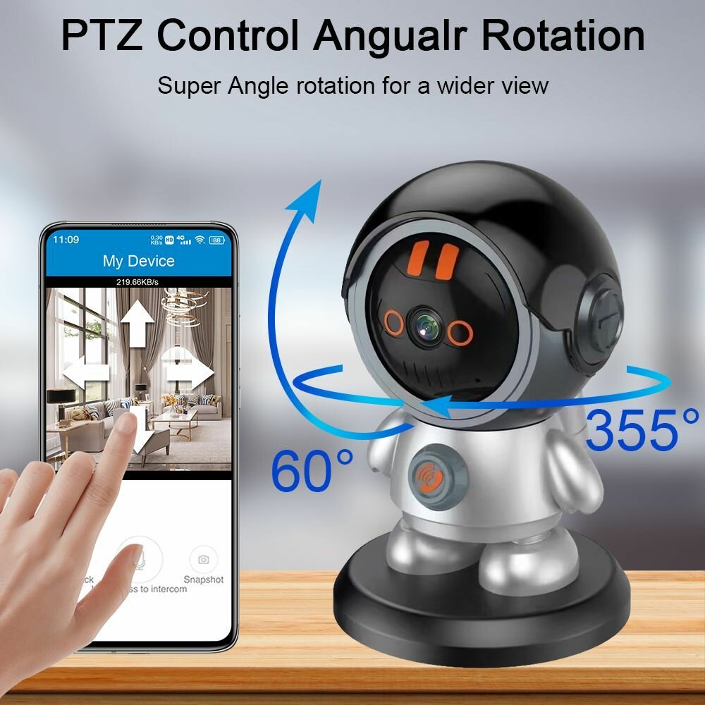 Беспроводная PTZ IP-камера iCam365, 2 МП, 1080P