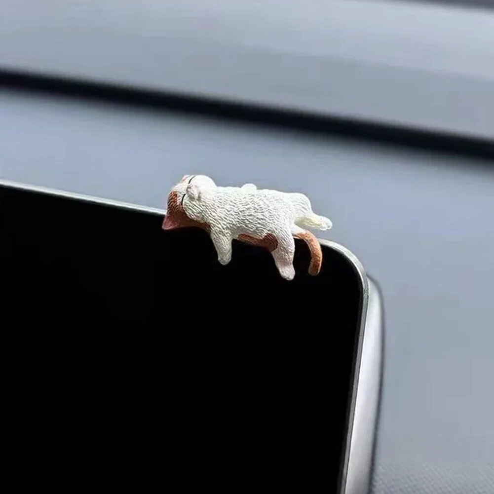 Мини-фигурки кошек 1 шт. Белый, 01
