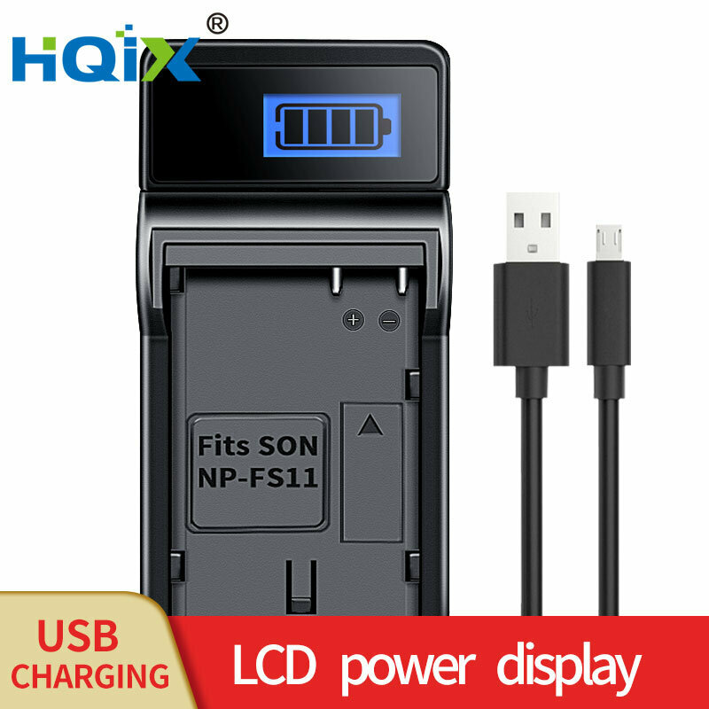HQIX для Sony DSC-P1 P20 P30 P50 FS55 F505 TRV1VE DCR-PC1 PC2 PC3 PC4 PC5 камера NP-FS11 FS10 Аккумулятор зарядное устройство