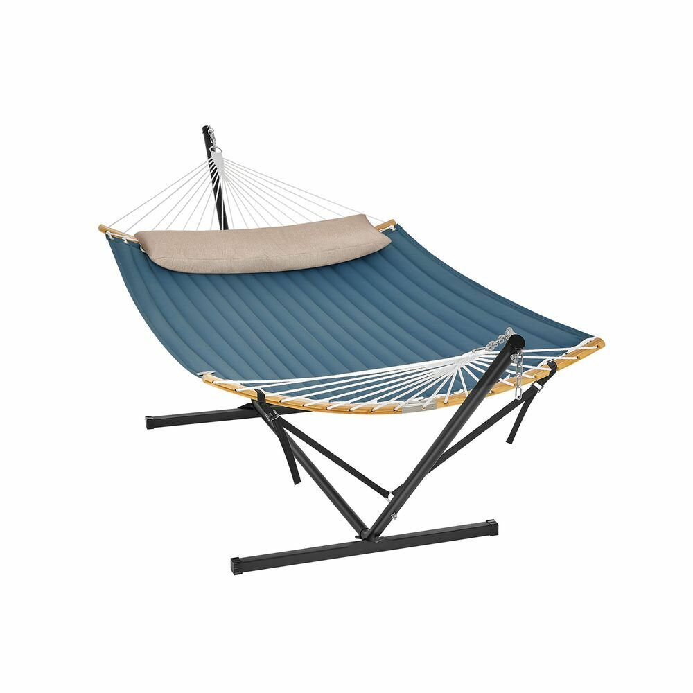 Гамак двухместный SONGMICS до 200 кг, цвет синий, 200 x 140 см, GHS002Q01