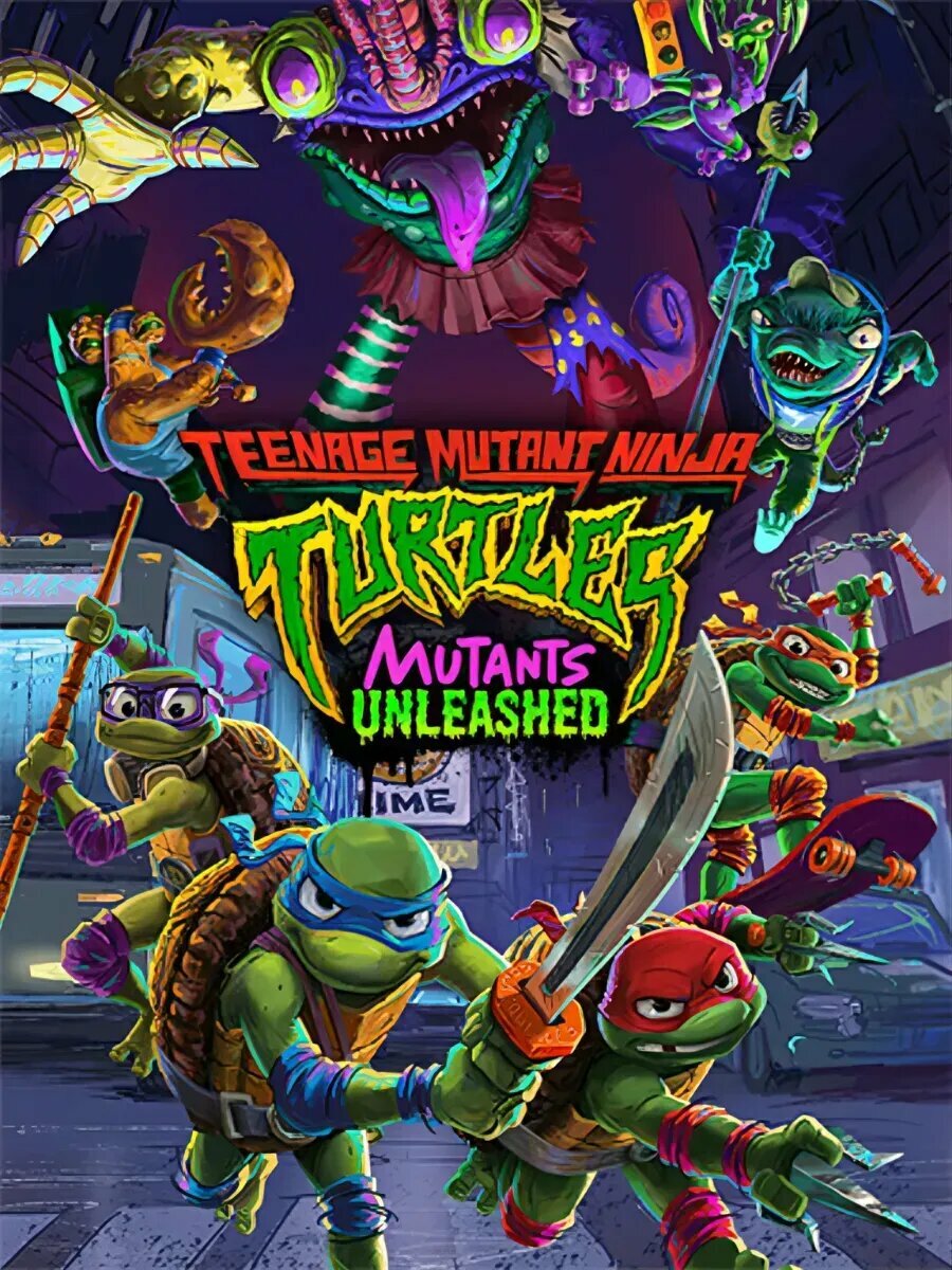 TMNT: Mutants Unleashed, игра для ПК (на флешке USB)