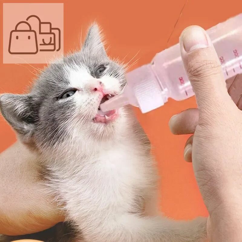 Соска с бутылочкой 60 мл мягкая для щенков и котят