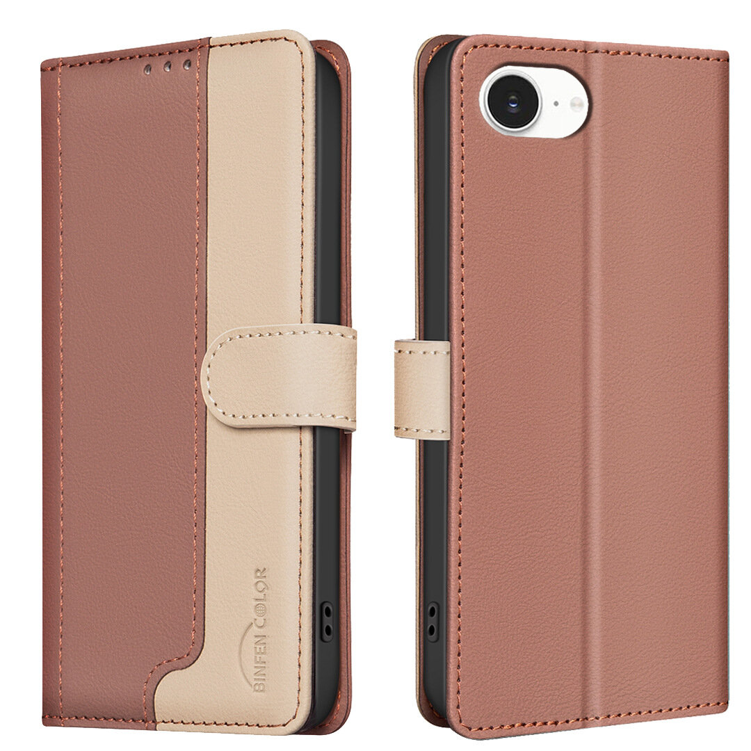 Чехол-книжка MyPads для Xiaomi Redmi Note 10/Note 10s/POCO M5s / Сяоми Редми Ноте 10s/Ноте 10/Поко M5s, (бежевый + коричневый)