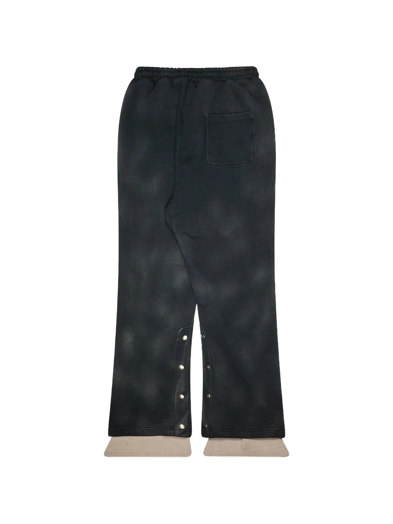 Брюки SATOSHI NAKAMOTO Holy Ghost layered track pants, размер 50, black/black — фото 1