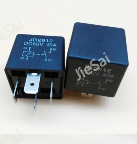 Водонепроницаемое автомобильное реле 40А 4Pin 40A 60V