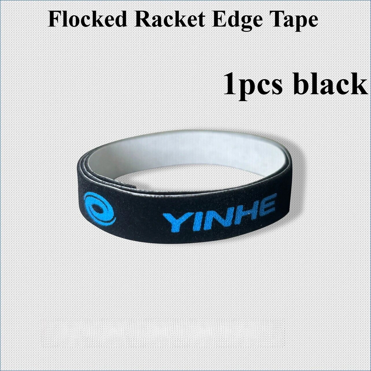 Защитная лента Yinhe для ракетки для настольного тенниса, красная Черный, 1pcs black Flocked