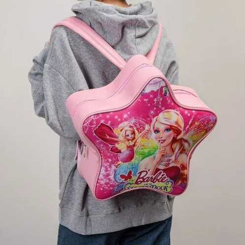 Рюкзак "Barbie and the Secret Door", детский, экокожа, розовый, 39х39х13 см — фото 1