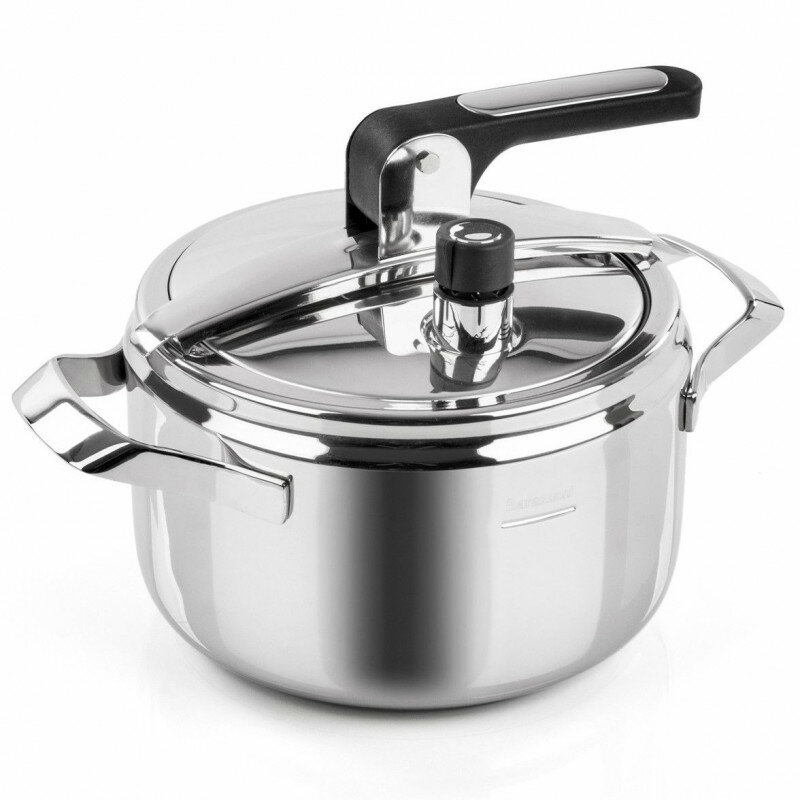 Barazzoni Скороварка My Pot нержавеющая сталь 7 л, диаметр 22 см (5400450070)