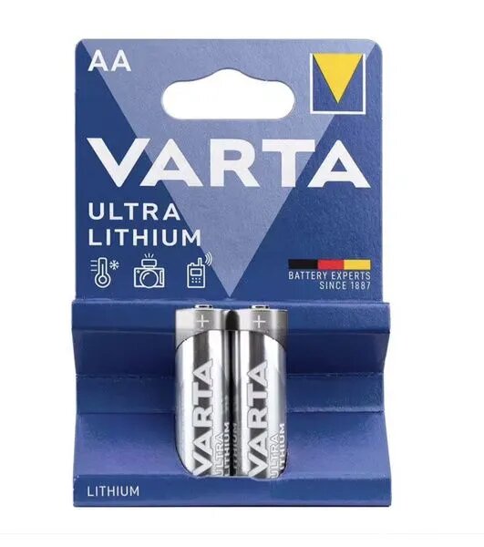 Батарейка Varta ULTRA AA BL2 Lithium 1.5V 2 штуки
