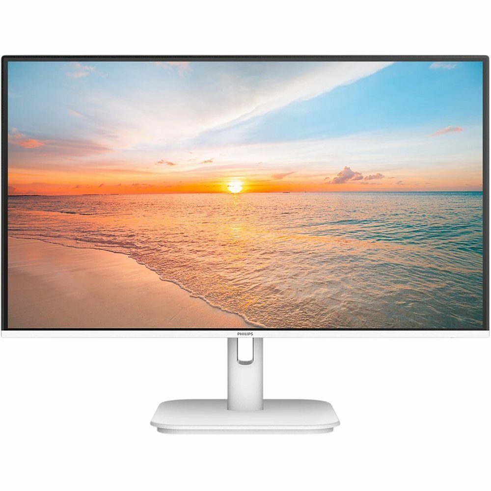 Philips Монитор 23.8 Philips 24E1N1100AW, 1920x1080, IPS, белый (D-Sub, HDMI, MM)