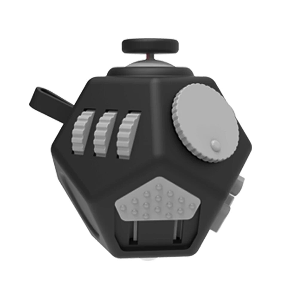 Антистресс-кубик Fidget Cube черный TH2-Gray Black