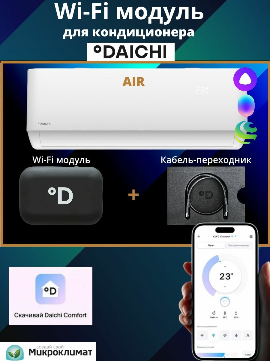 Wi-Fi модуль/сетевой адаптер для кондиционера Daichi серии Air