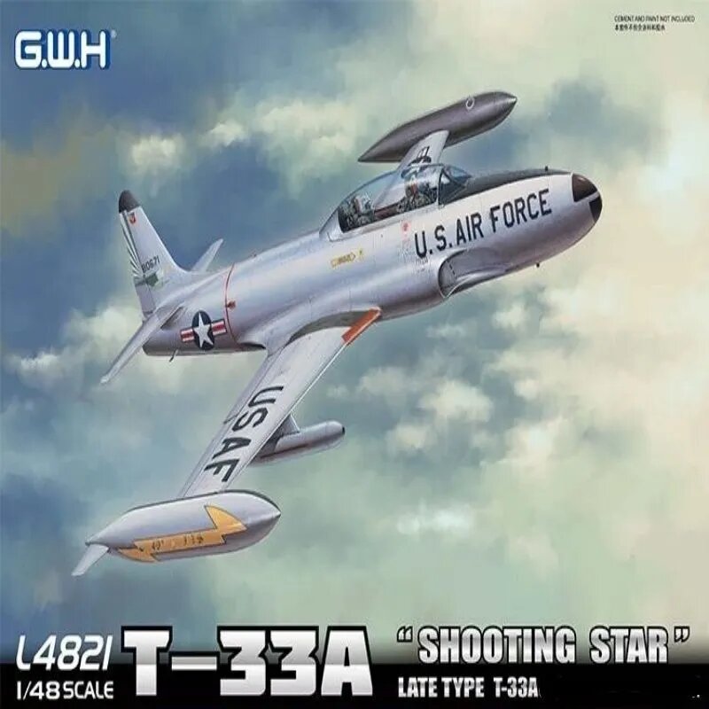 Great WaLL Hobby L4821 1/48 T-33A "Shooting Star" (Late Type) сборная модель