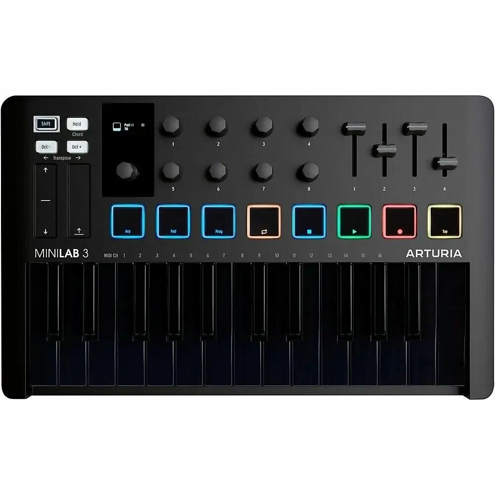 Миди-клавиатура Arturia MiniLAB 3 Deep Black