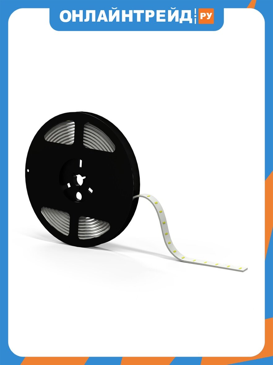 Светодиодная лента Gauss LED 2835/60-SMD 4.8W 12V DC зеленый IP66 (блистер 5м)