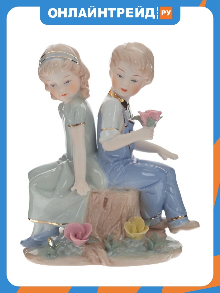 Фигурка Remeco Collection "Мальчик и девочка", 14,5х8х17 см (562905)
