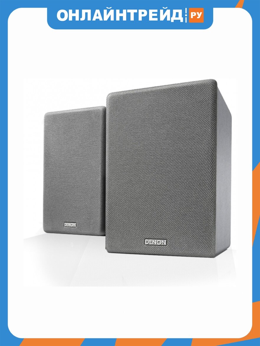 Полочная акустическая система Denon SC-N10, серый, пара