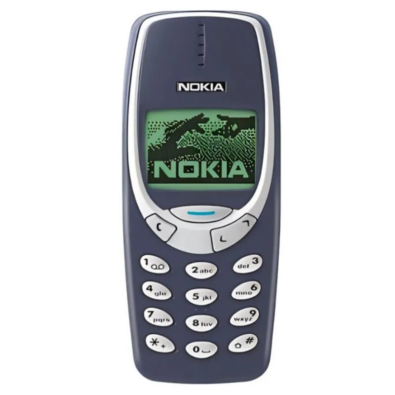 Мобильный телефон Nokia 3310, светло-синий, пластик, 900 мАч, моноблок