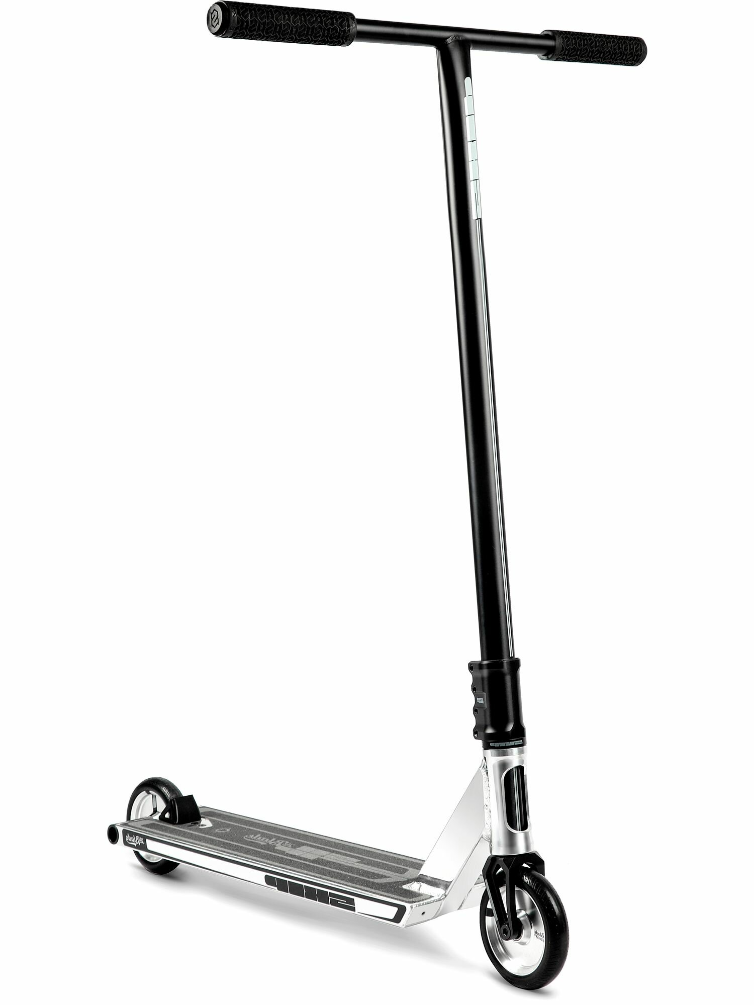 Самокат трюковой SKIP BLADE хром, алюминиевый, с подшипниками ABEC 9
