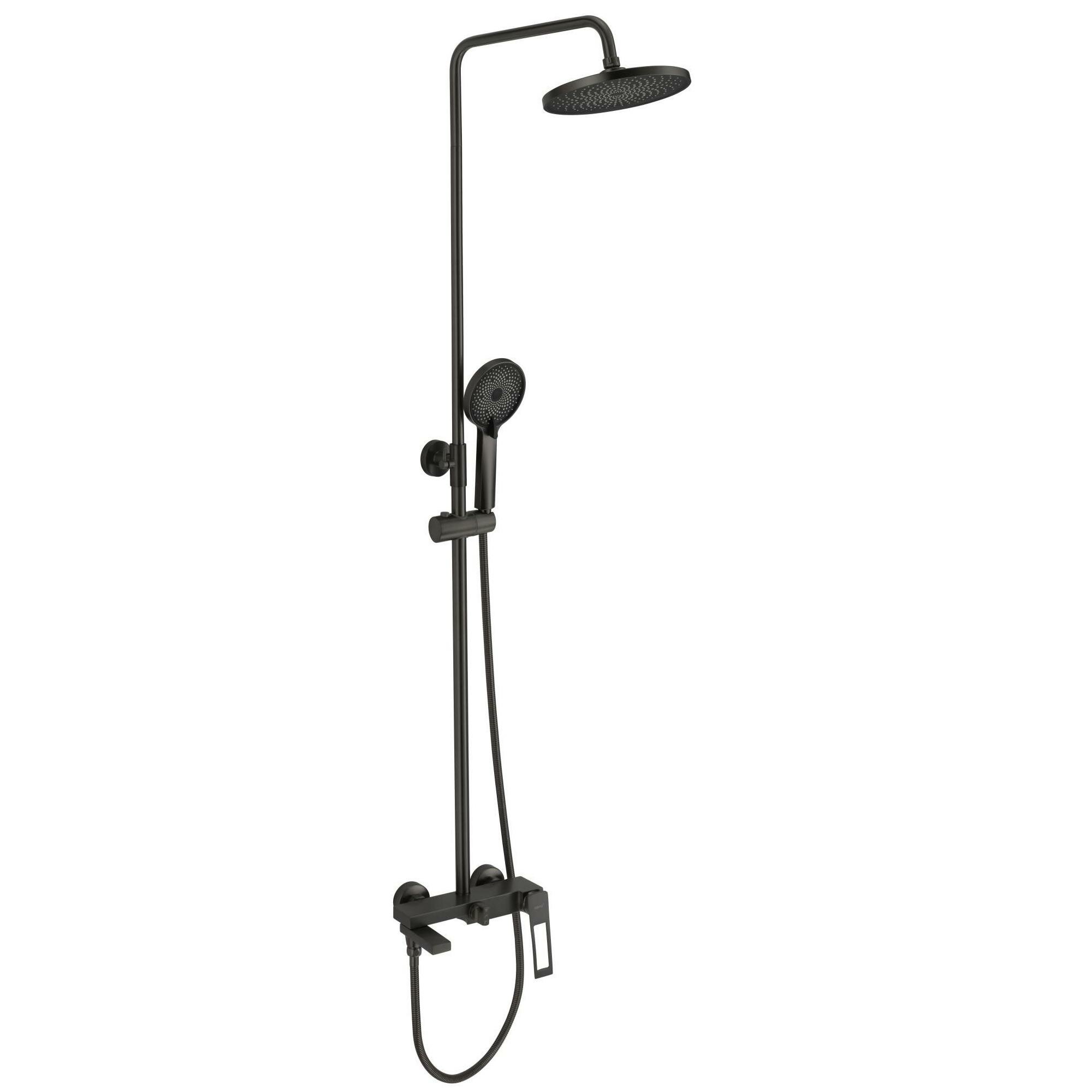 Душевая система Savol S-009045H цвет Черный матовый