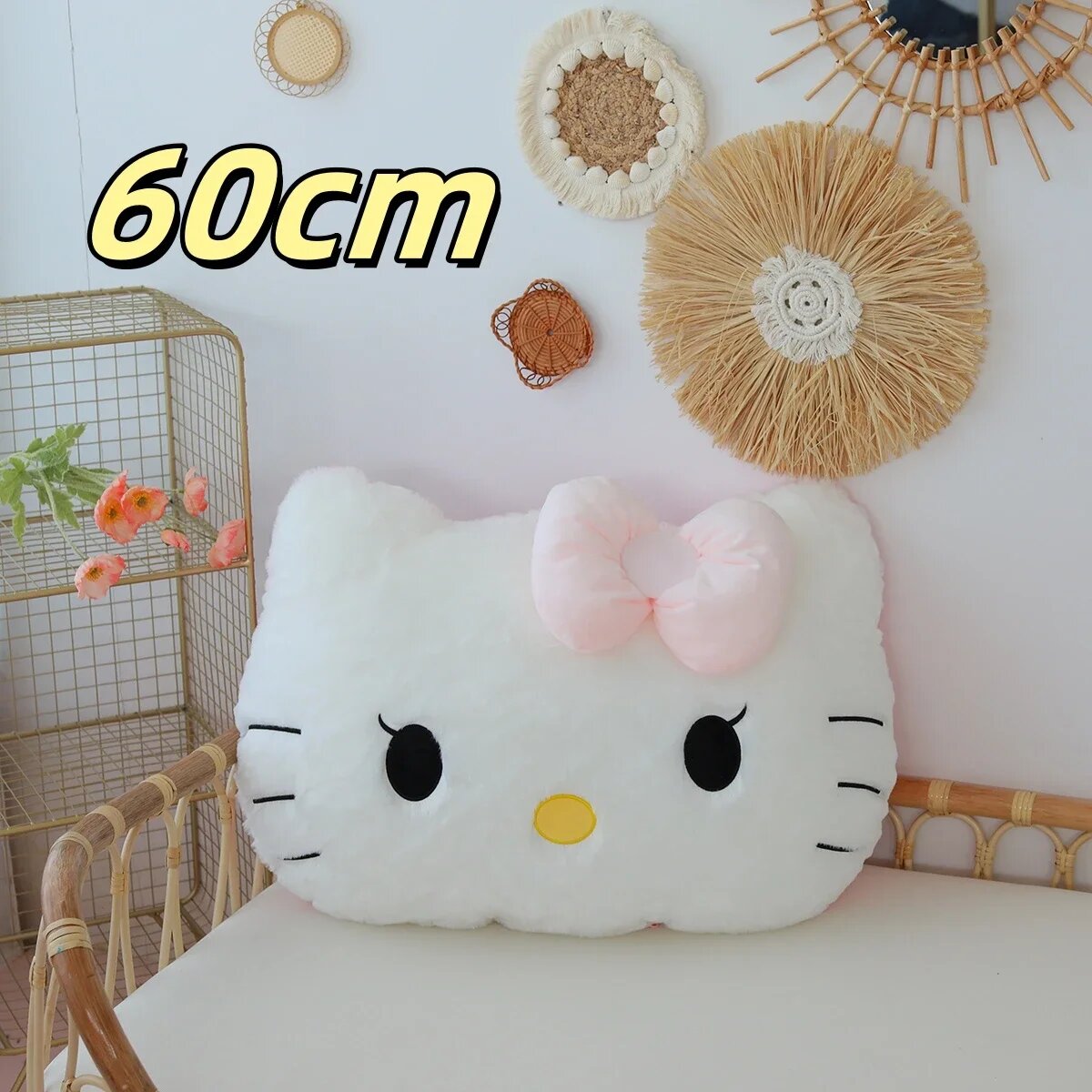 Большая плюшевая игрушка Hello Kitty Aoger Белый, 60cm