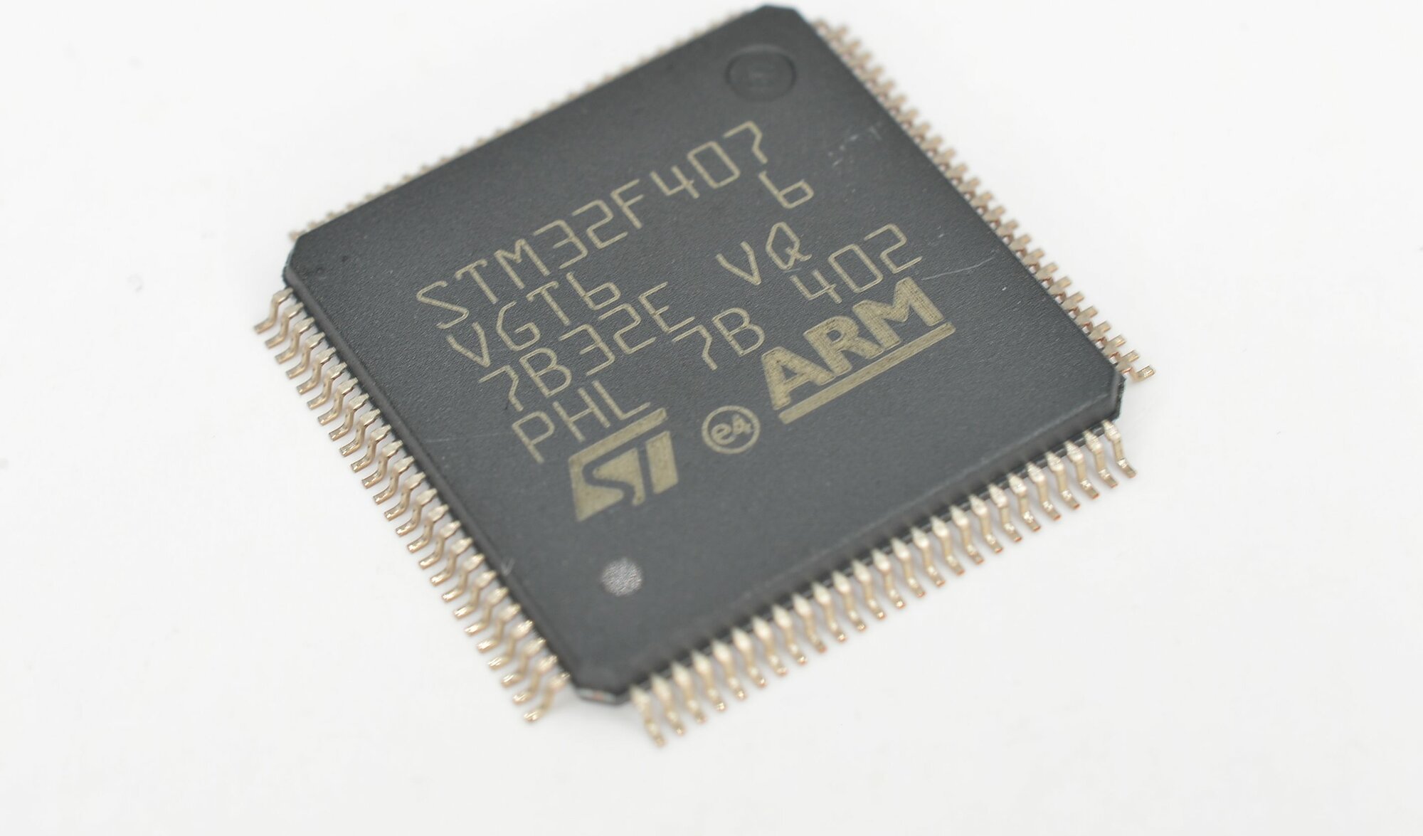 Микросхема STMicroelectronics STM32F407VGT6 микроконтроллер ARM Flash: 1MБ 168МГц SRAM: 192kБ LQFP100 1шт