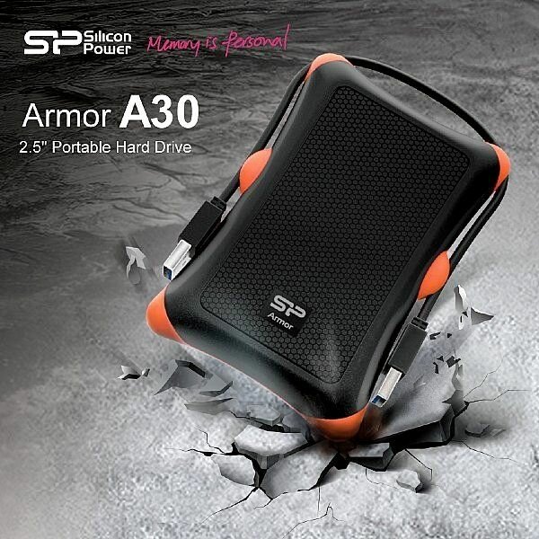 Внешний жёсткий диск Silicon Power SP010TBPHDA30S3K 1 ТБ 2.5" USB 3.2
