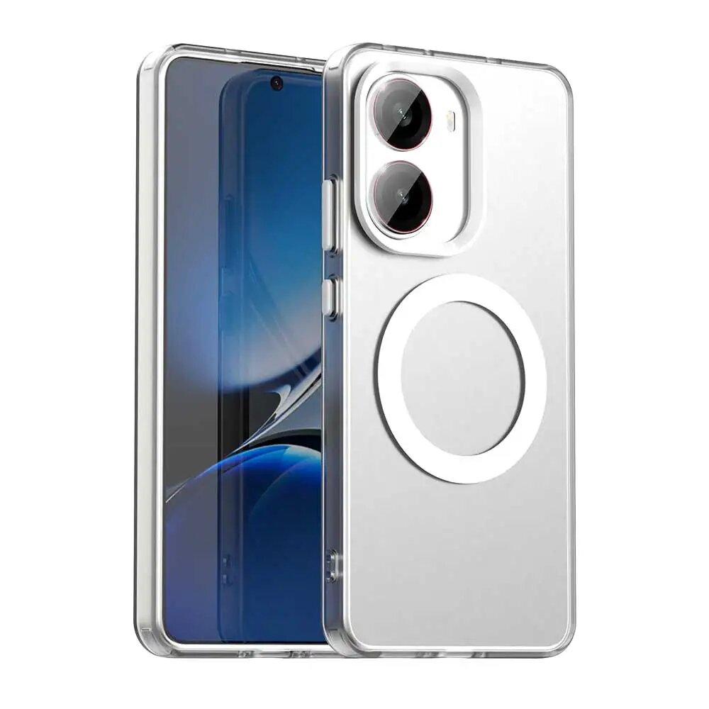 Магнитный Чехол С Беспроводной Зарядкой Для Mi Poco X5 X6 X7 Pro M6 F6 Pro Poco x7 pro, Белый, White